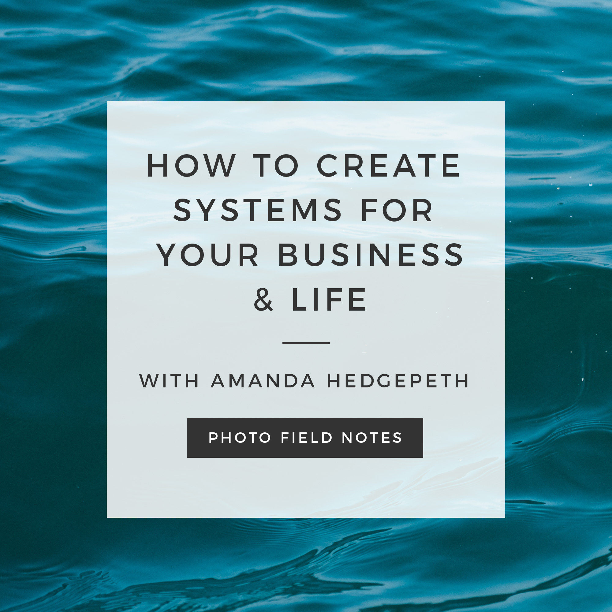 Episode 80: How to Create Systems for Your Business and Life with ...